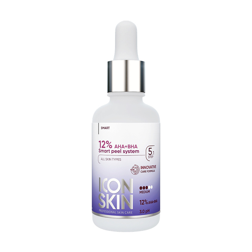 ICON SKIN AHA+BHA Пилинг 12% купить по низким ценам в ЛЭТУАЛЬ