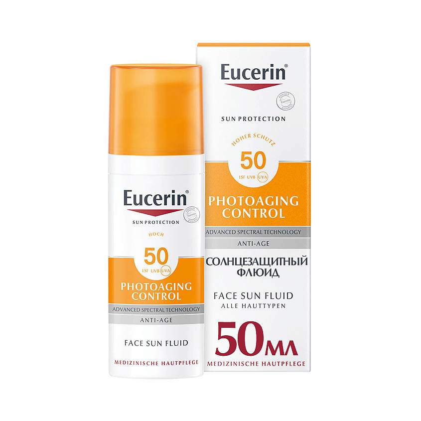 Солнцезащитные флюиды для лица EUCERIN Солнцезащитный флюид для лица ...