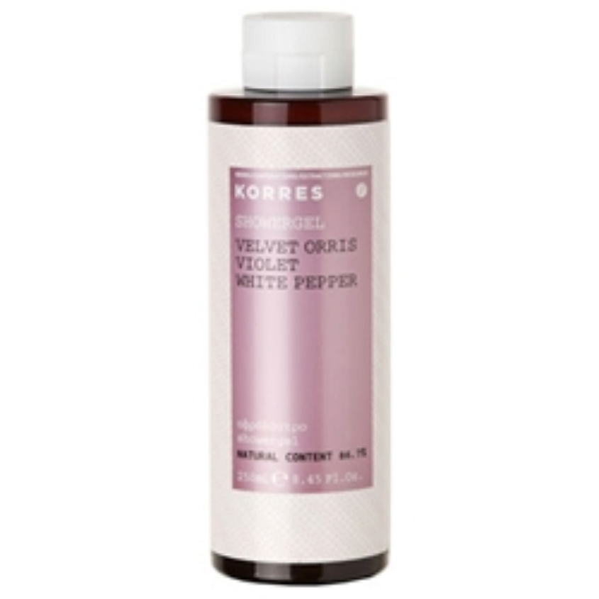 Гели для душа KORRES Увлажняющий гель для душа – Ирис, фиалка и белый ...