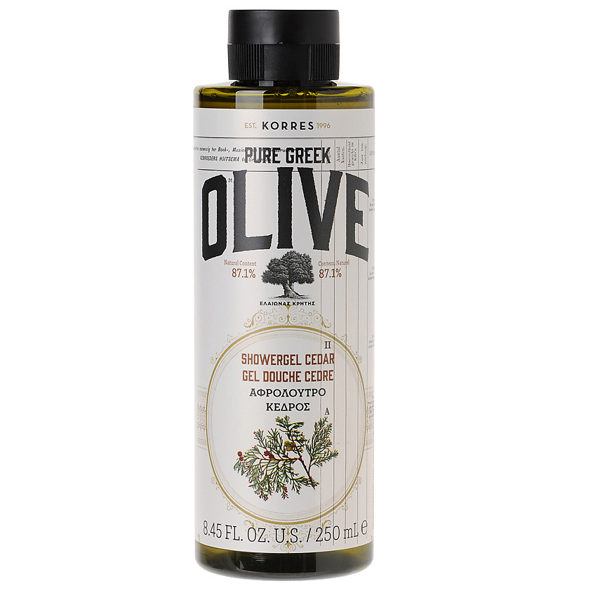 Гели для душа KORRES Гель для душа OLIVE & CEDAR – купить в Москве по ...