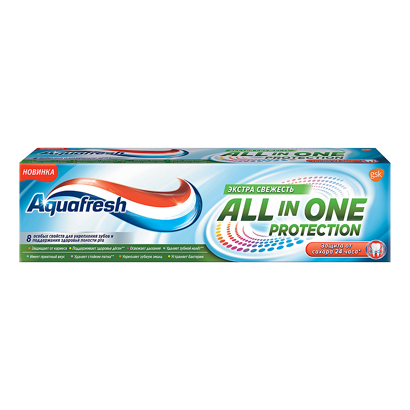 Зубные пасты AQUAFRESH Зубная паста All-in-One Protection Extra Fresh ...