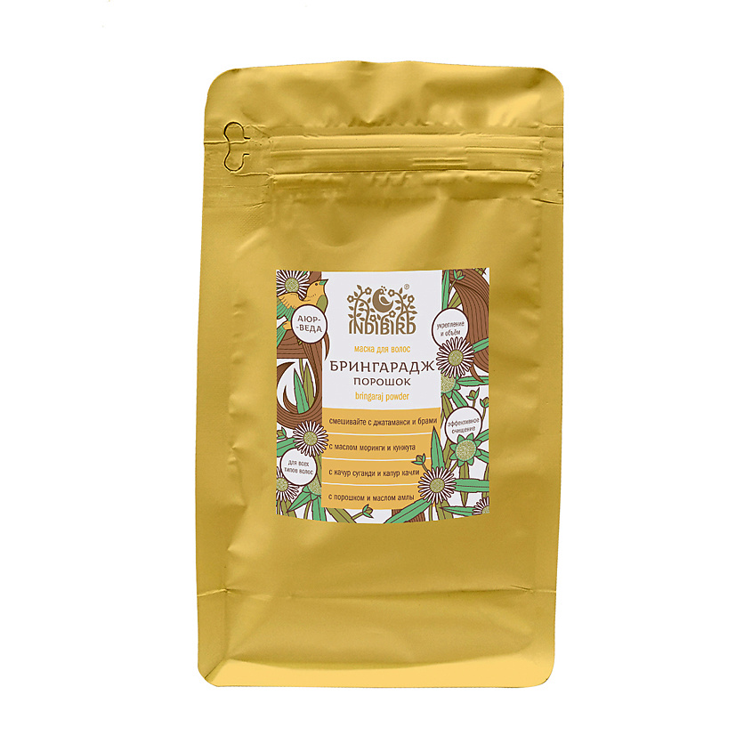 INDIBIRD Порошок-маска для волос Брингарадж Bringaraj Powder купить по ...