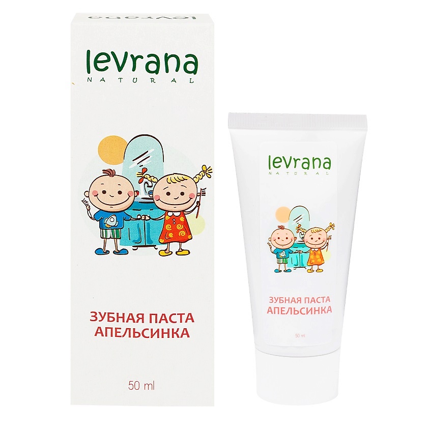 Зубные пасты LEVRANA Зубная паста гелевая детская "Апельсинка" – купить ...
