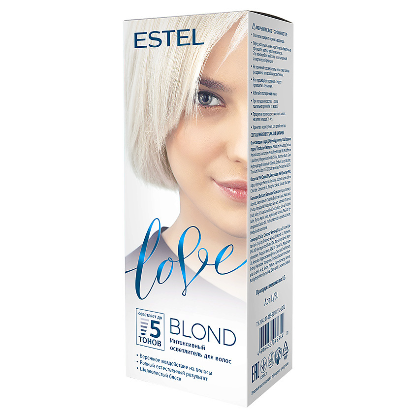 ESTEL PROFESSIONAL Осветлитель для волос интенсивный Love купить по ...