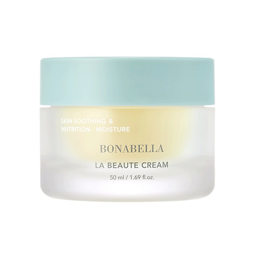 BONABELLA Крем для лица увлажняющий с центеллой азиатской, скваланом, липосомами La Beaute Cream ...
