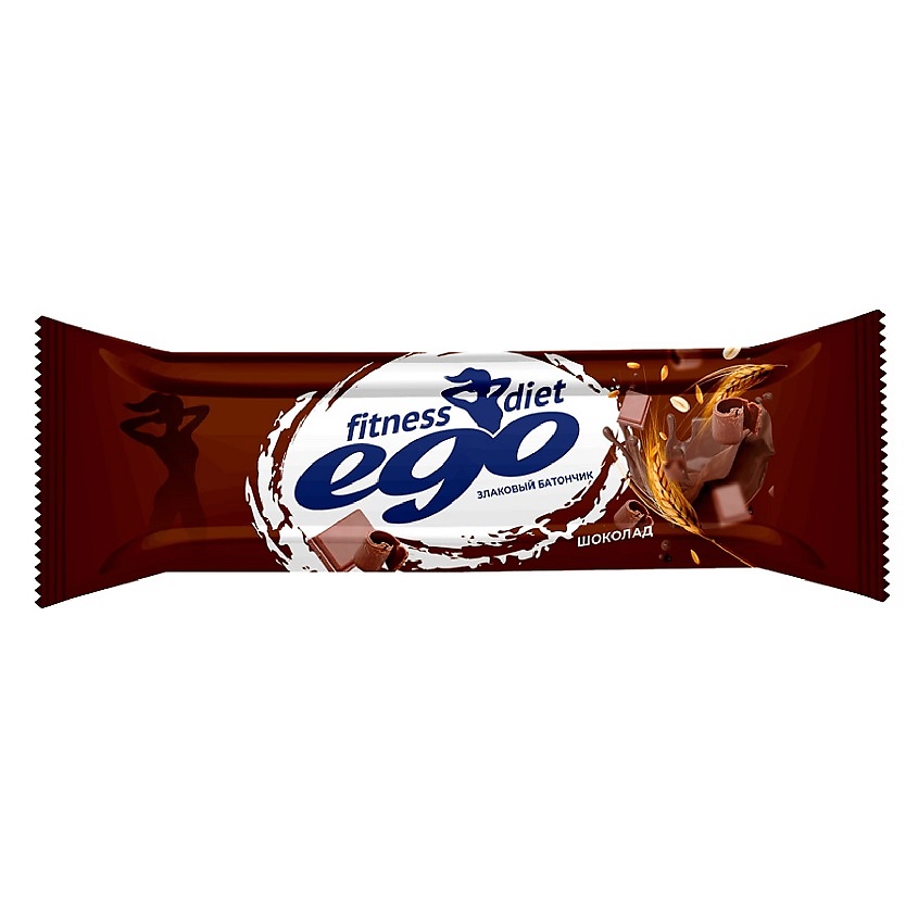 EGO Батончик злаковый fitness "Гранола-Темный шоколад с витаминами и ...
