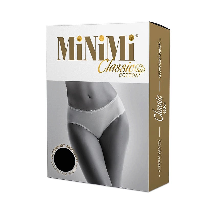 MINIMI BO222 Трусы женские Slip Midi Nero купить по низким ценам в ЛЭТУАЛЬ