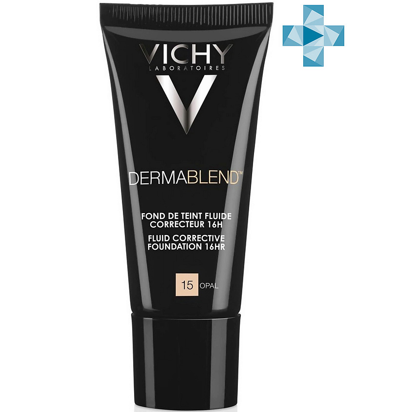 VICHY Корректирующий тональный флюид SPF 25 Dermablend купить по низким ...
