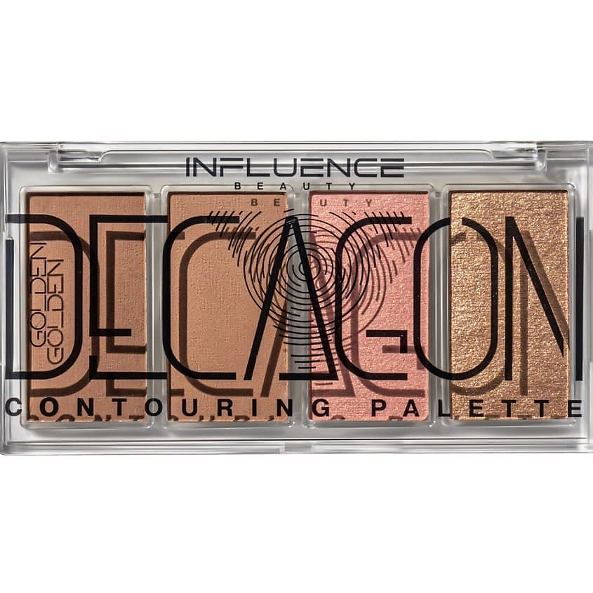 Палетки для лица INFLUENCE BEAUTY Палетка контуринга GOLDEN DECAGON со ...