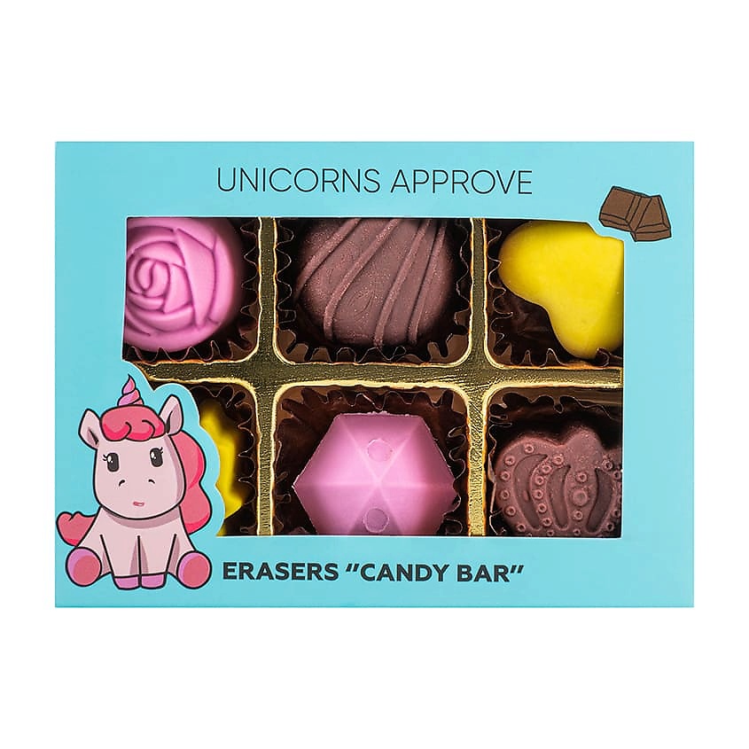 UNICORNS APPROVE Ластики CANDY BAR купить по цене 209₽ в ЛЭТУАЛЬ