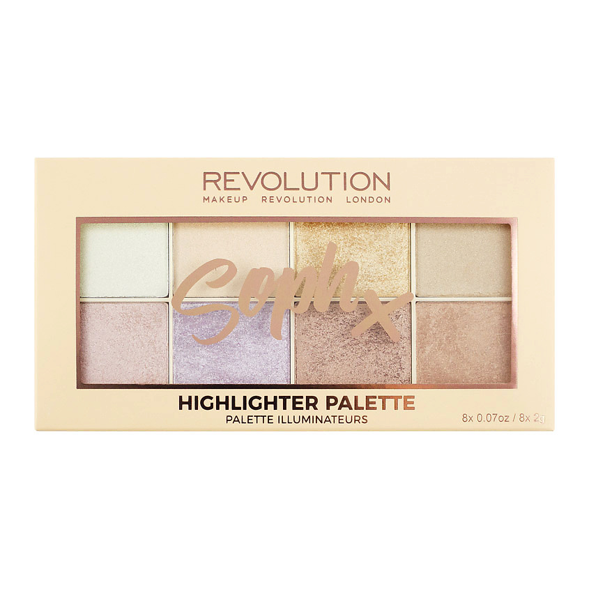 REVOLUTION MAKEUP Хайлайтер Soph Highlighter Palette купить по низким ...
