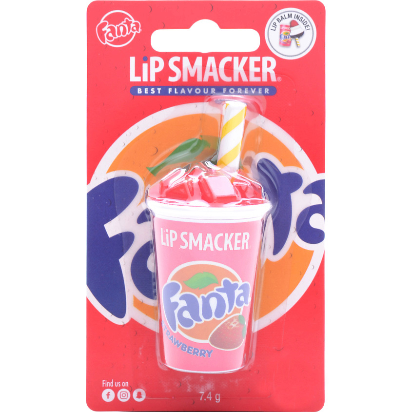 Lip Smacker Бальзам для губ с ароматом Фанта Клубника купить по низким