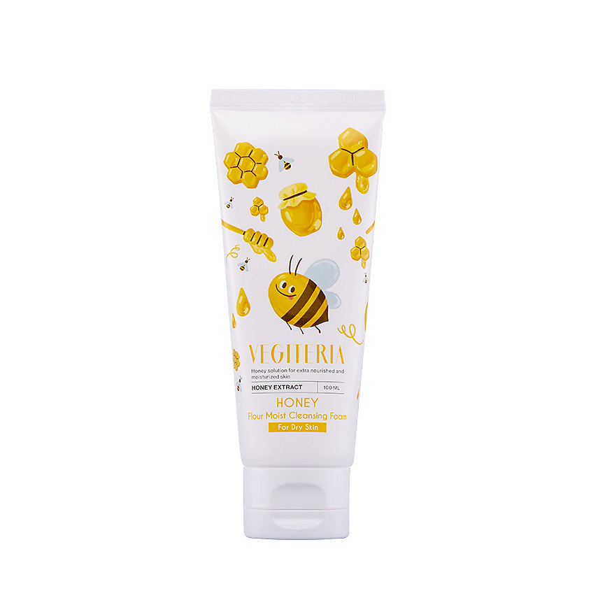 VEGITERIA Пенка для умывания для сухой кожи HONEY, 100 мл купить по ...