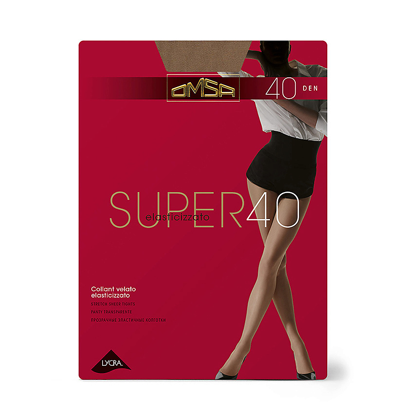 OMSA Колготки 40 ден SUPER Caramello, Caramello 2 размер купить по ...