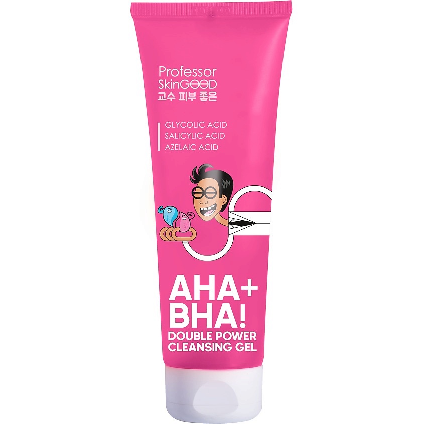 PROFESSOR SKINGOOD Гель для умывания лица "AHA+BHA! DOUBLE POWER ...