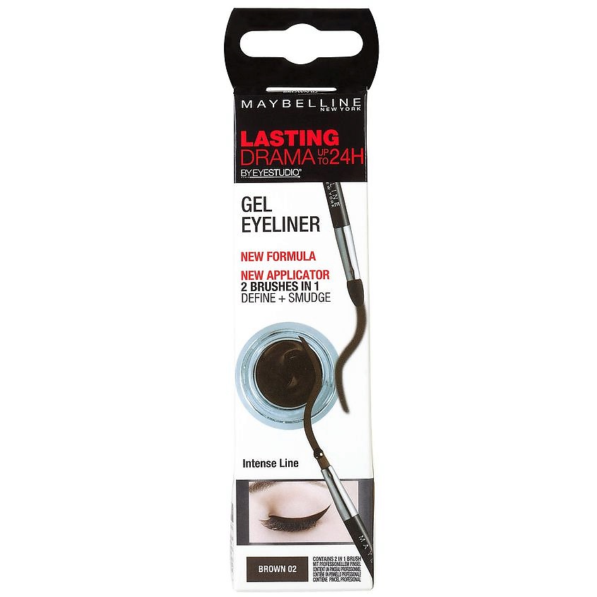 MAYBELLINE NEW YORK Гель-лайнер для глаз "Lasting Drama", стойкий ...