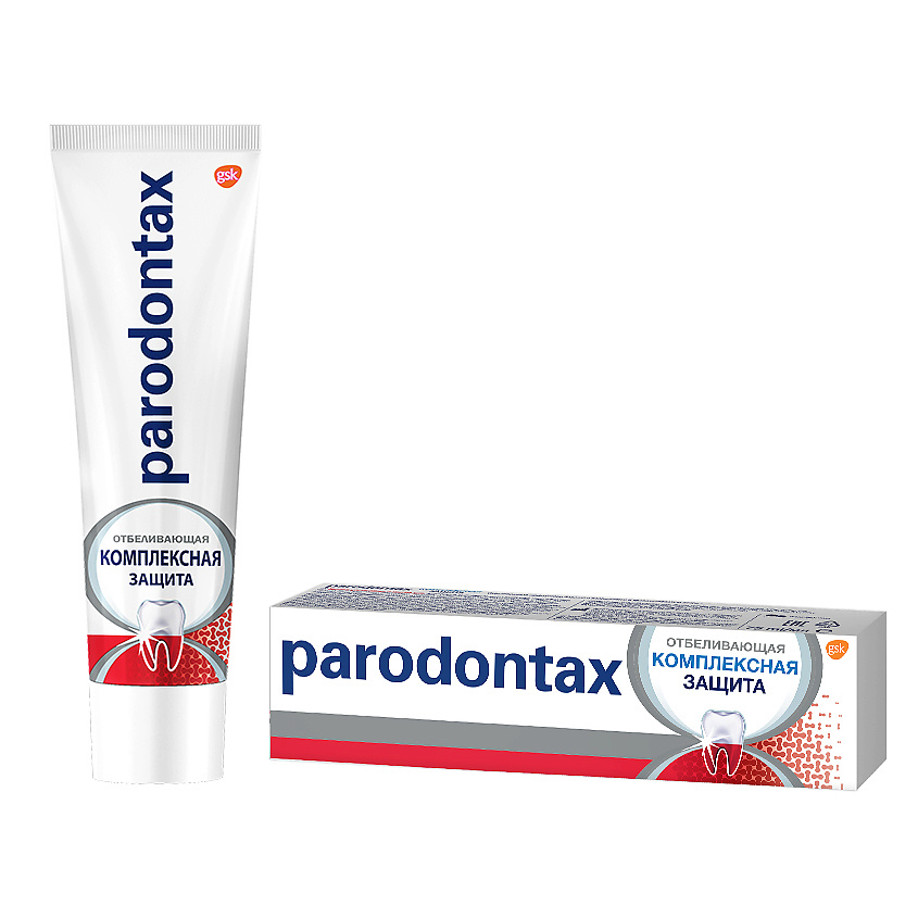 PARODONTAX Зубная паста Комплексная Защита Отбеливающая, 75 мл купить ...