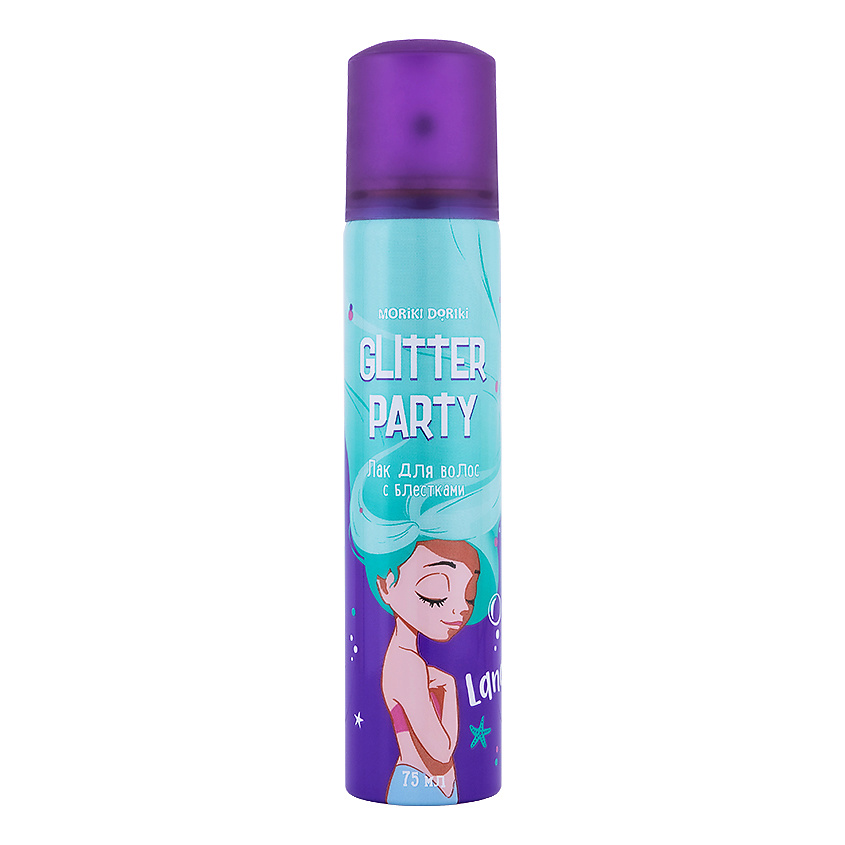 MORIKI DORIKI Лак для волос с блестками детский Glitter Party Lana ...