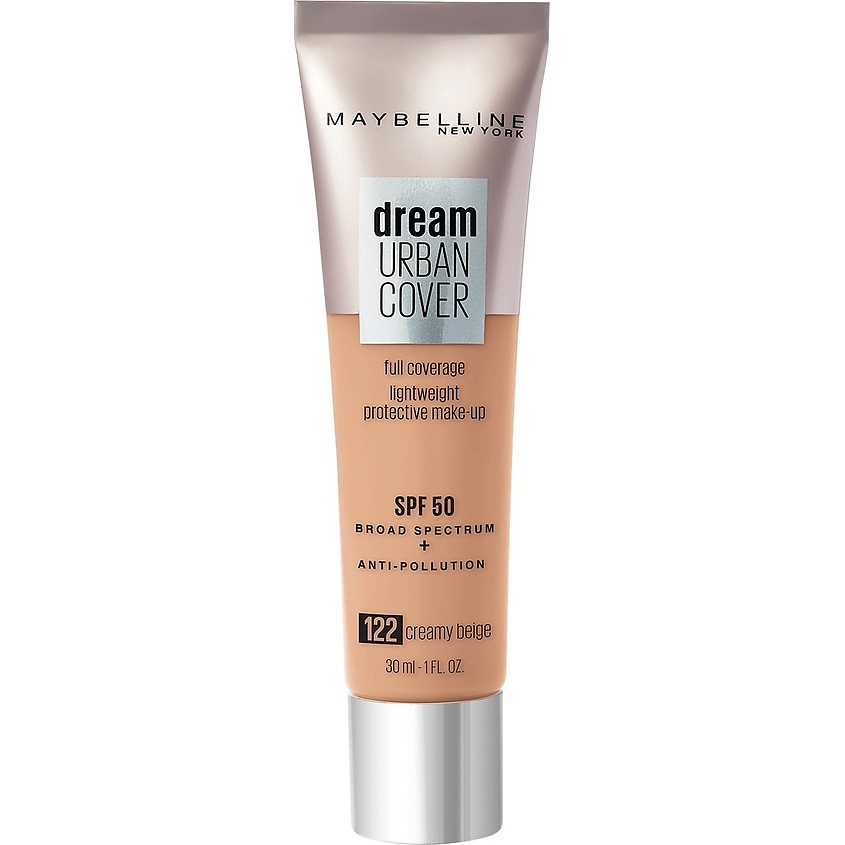 MAYBELLINE NEW YORK Тональный крем для лица Dream Urban Cover SPF 50 ...