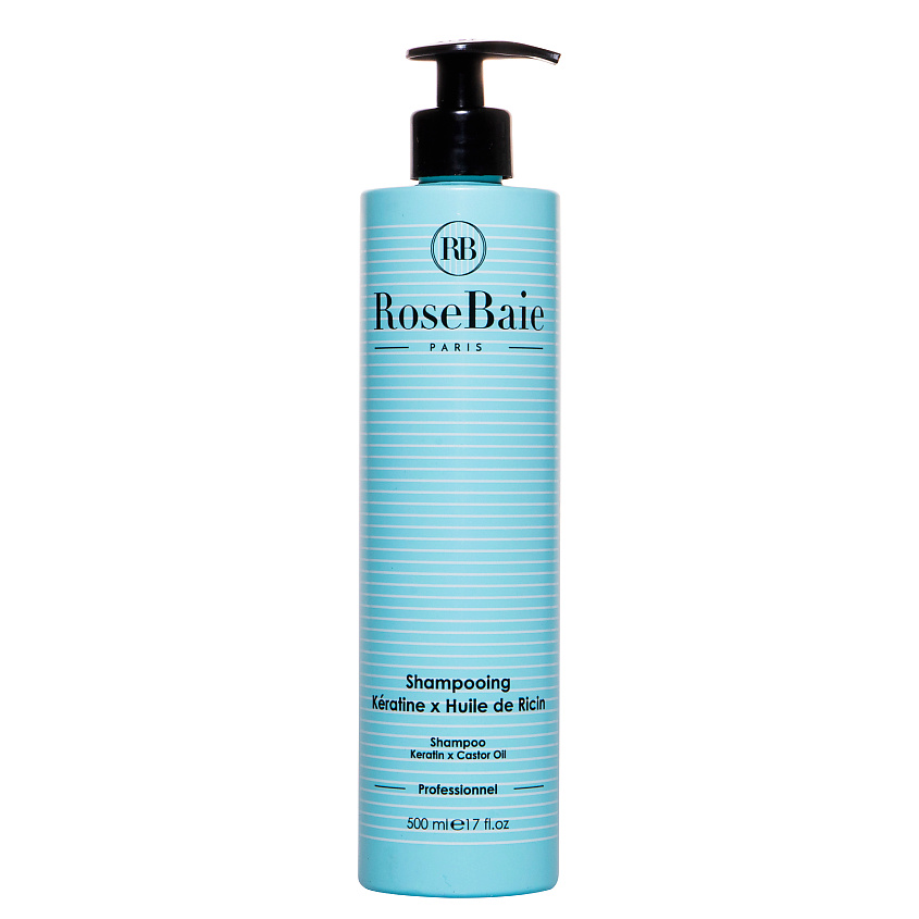 RB ROSEBAIE PARIS Шампунь для волос кератиновый с касторовым маслом ...