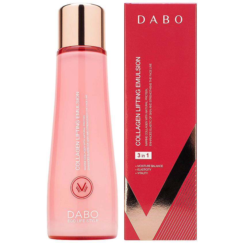 DABO Лифтинг-эмульсия для лица укрепляющая с коллагеном 3 in 1 Collagen Lifting Emulsion, 150 мл ...