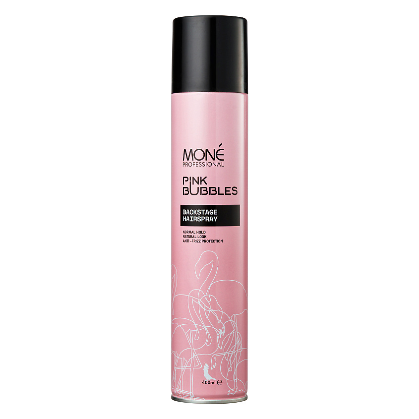 MONE PROFESSIONAL Лак для объема и укладки волос средней фиксации Pink ...