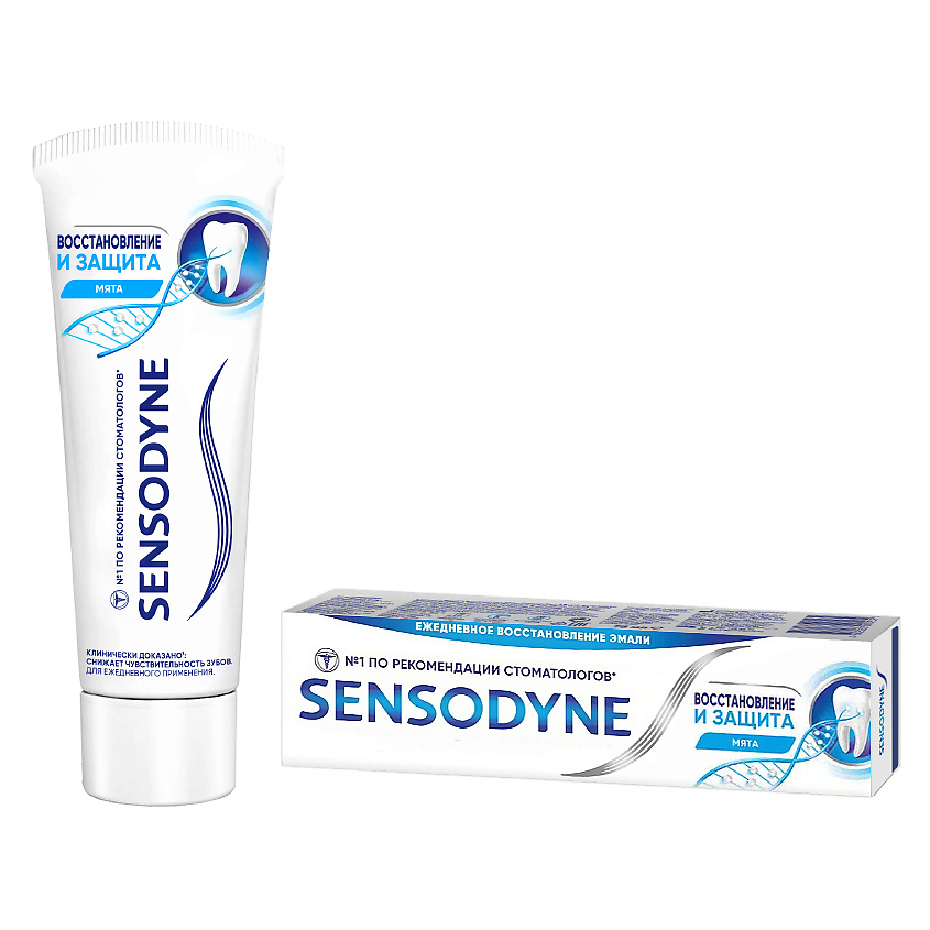 SENSODYNE зубная паста Восстановление и Защита купить по цене 408₽ в ...