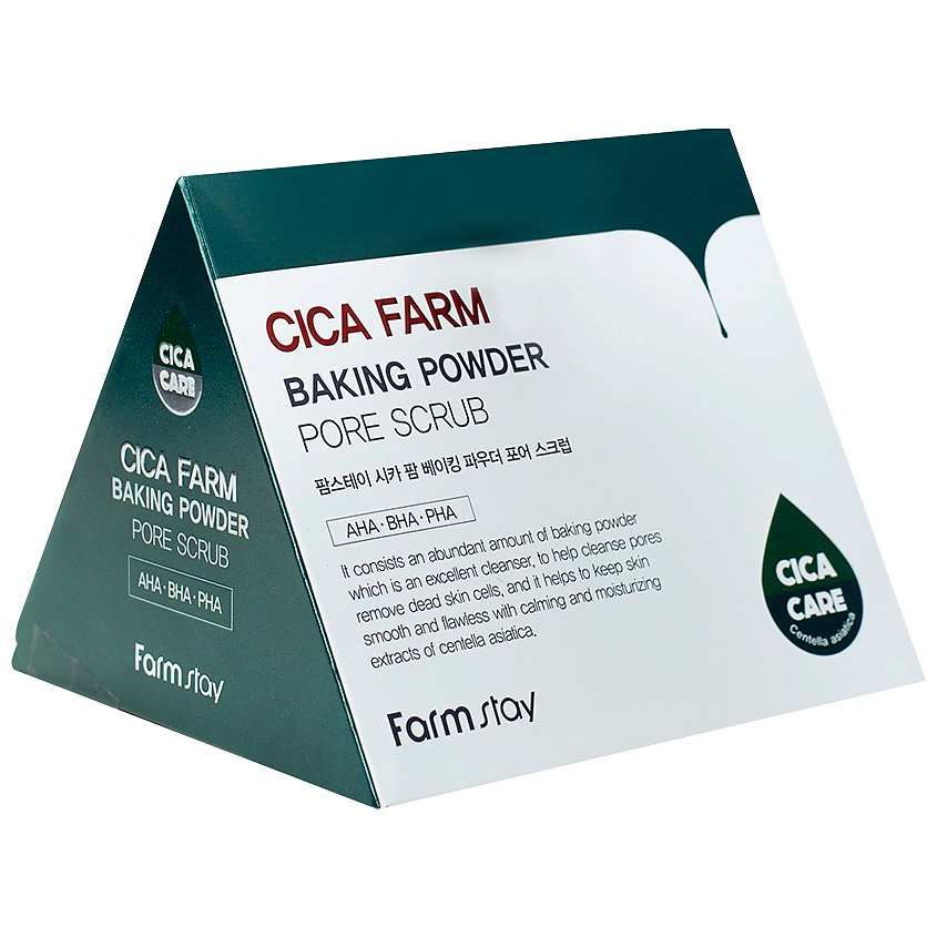 FARMSTAY Скраб для лица для очищения пор с центеллой азиатской Cica ...