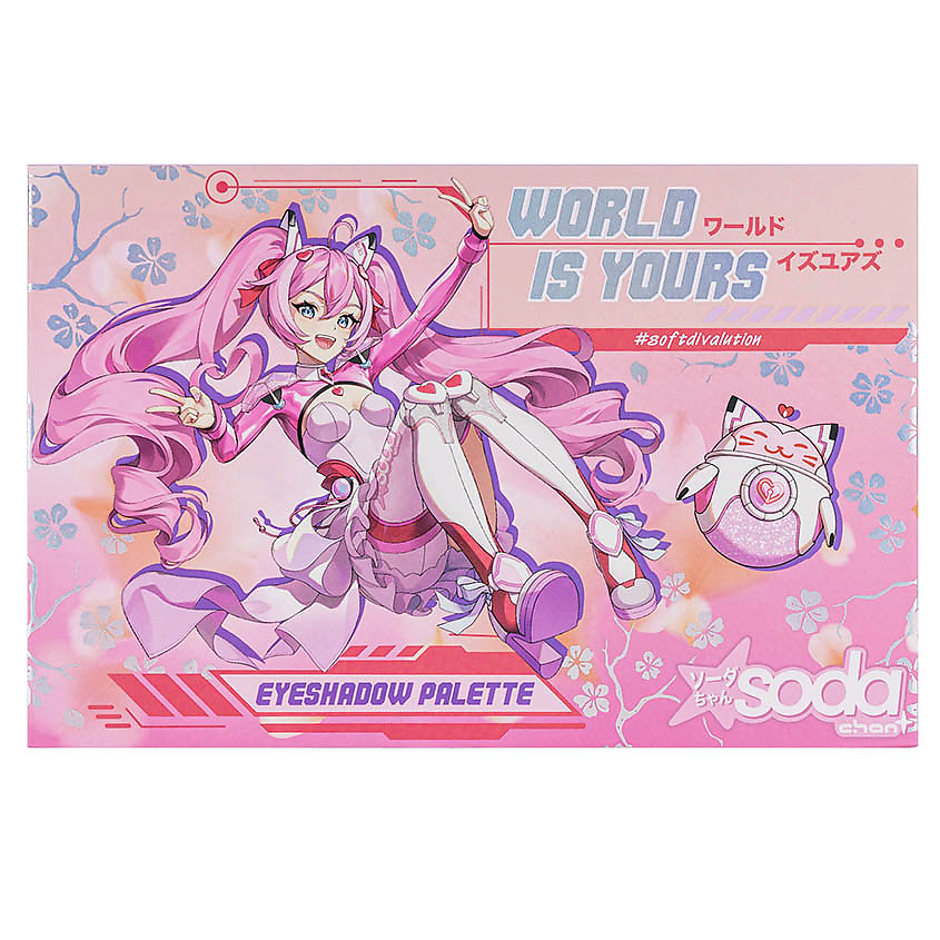 SODA Chan Палетка теней World Is Yours #softdivalution купить по цене 1599₽ в ЛЭТУАЛЬ