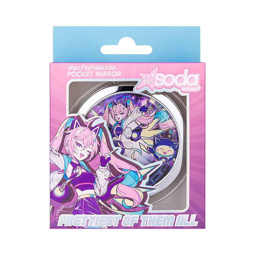 SODA Chan Зеркало карманное Prettiest Of Them All #softdivalution, 1 шт. купить по цене 549₽ в ...