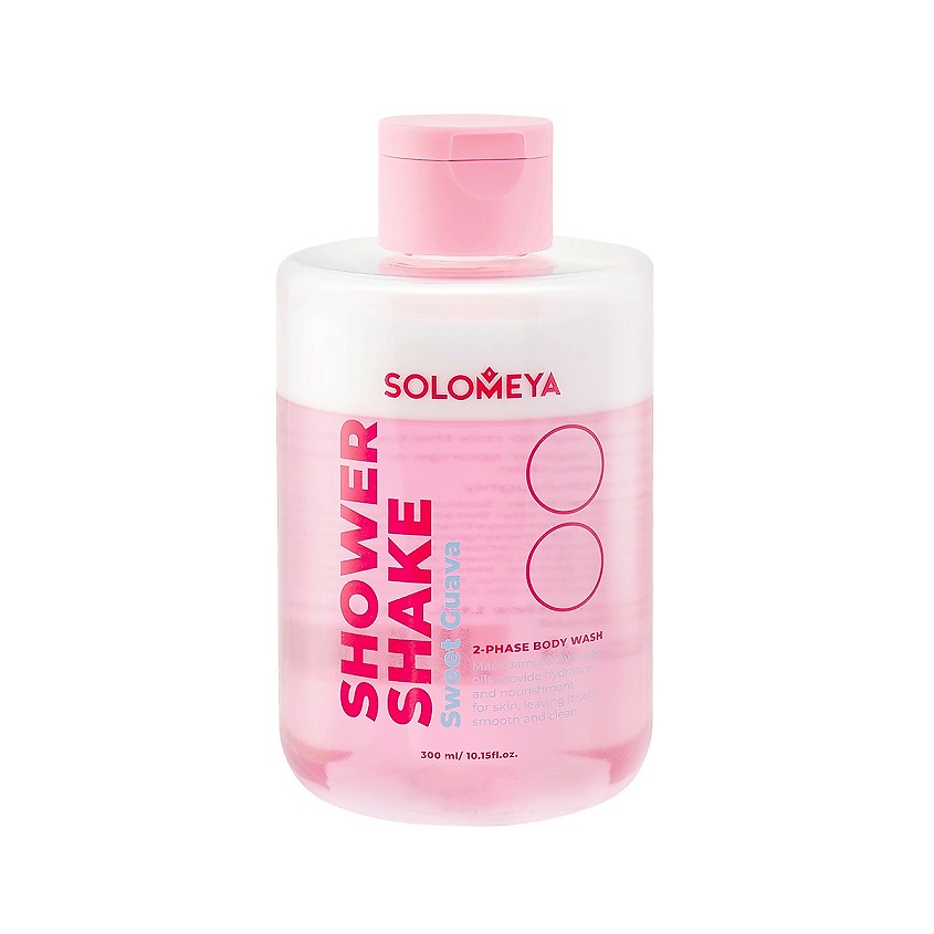 SOLOMEYA Гель-шейк для душа Shower Shake Sweet Guava купить по цене 517₽ в ЛЭТУАЛЬ