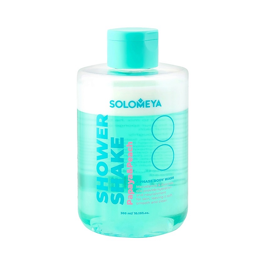 Гель-шейк для душа Shower Shake Papaya & Peach SOLOMEYA Гели для душа – купить по низким ценам в ...