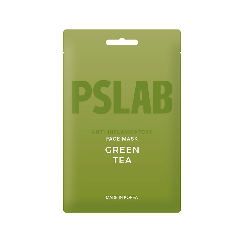 PS.LAB Противовоспалительная тканевая маска для лица Green Tea купить по низким ценам в ЛЭТУАЛЬ
