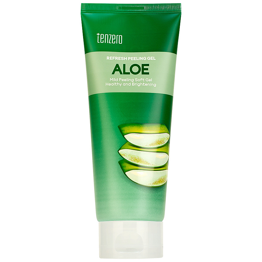 TENZERO Пилинг-гель для лица отшелушивающий с экстрактом алоэ Aloe Refresh Peeling Gel купить по ...