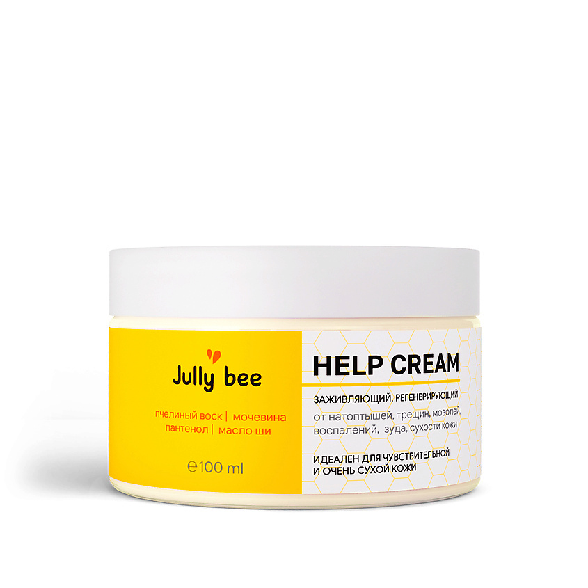 JULLY BEE Питательный крем-воск для ног с мочевиной Help Cream купить по низким ценам в ЛЭТУАЛЬ