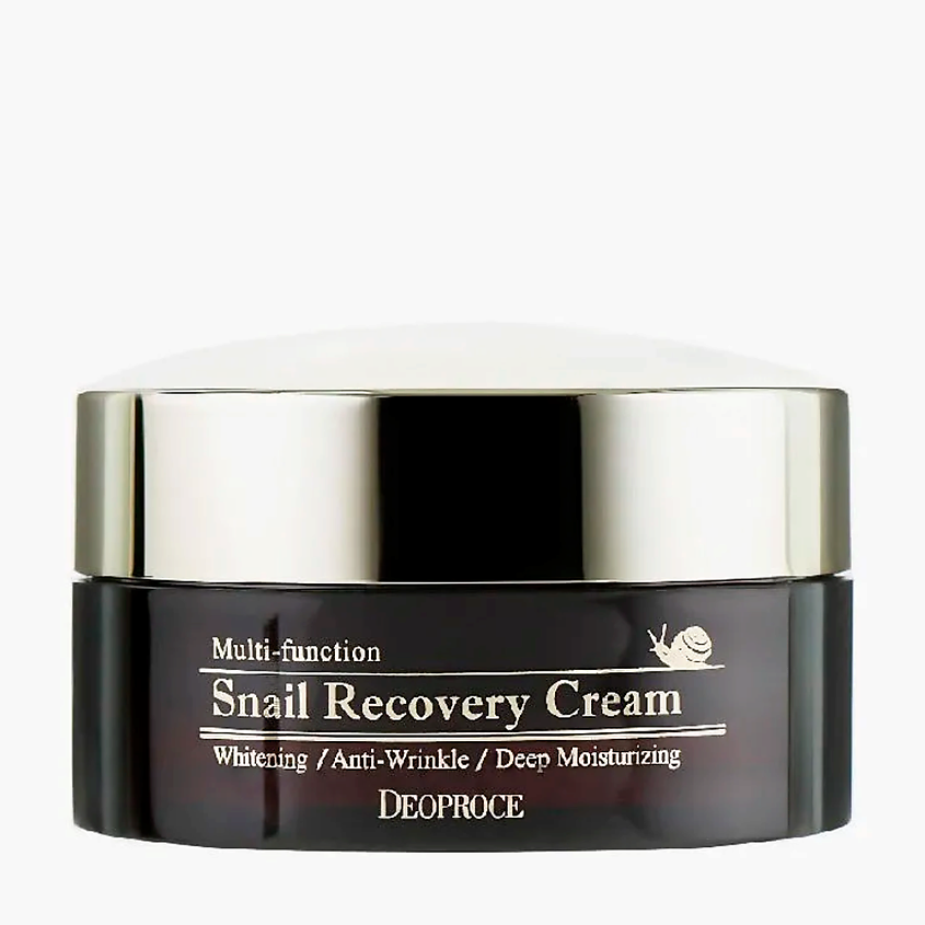 DEOPROCE Крем для лица с муцином улитки Multi-function Snail Recovery ...