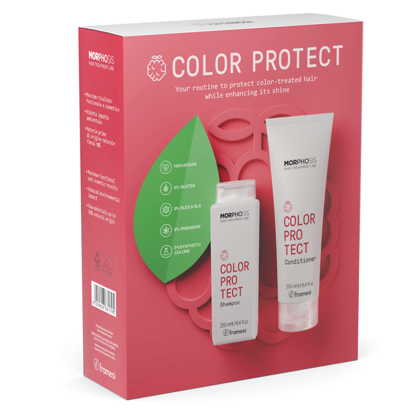 FRAMESI Набор шампунь и кондиционер MORPHOSIS COLOR PROTECT, 2 шт х 250 ...