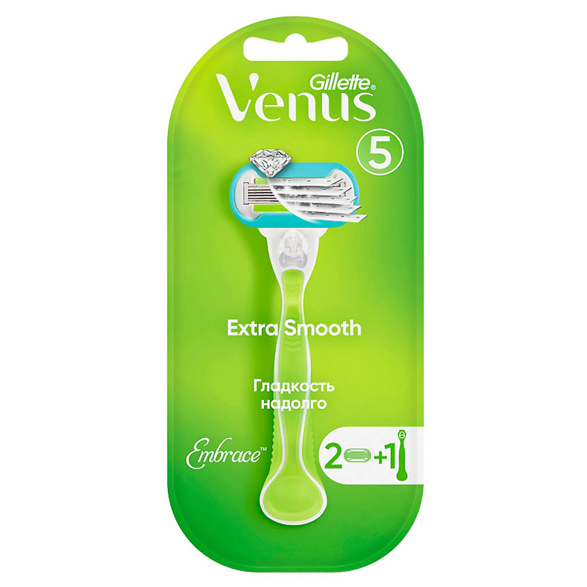 GILLETTE Станок для бритья VENUS EMBRACE с 2 сменными кассетами купить ...