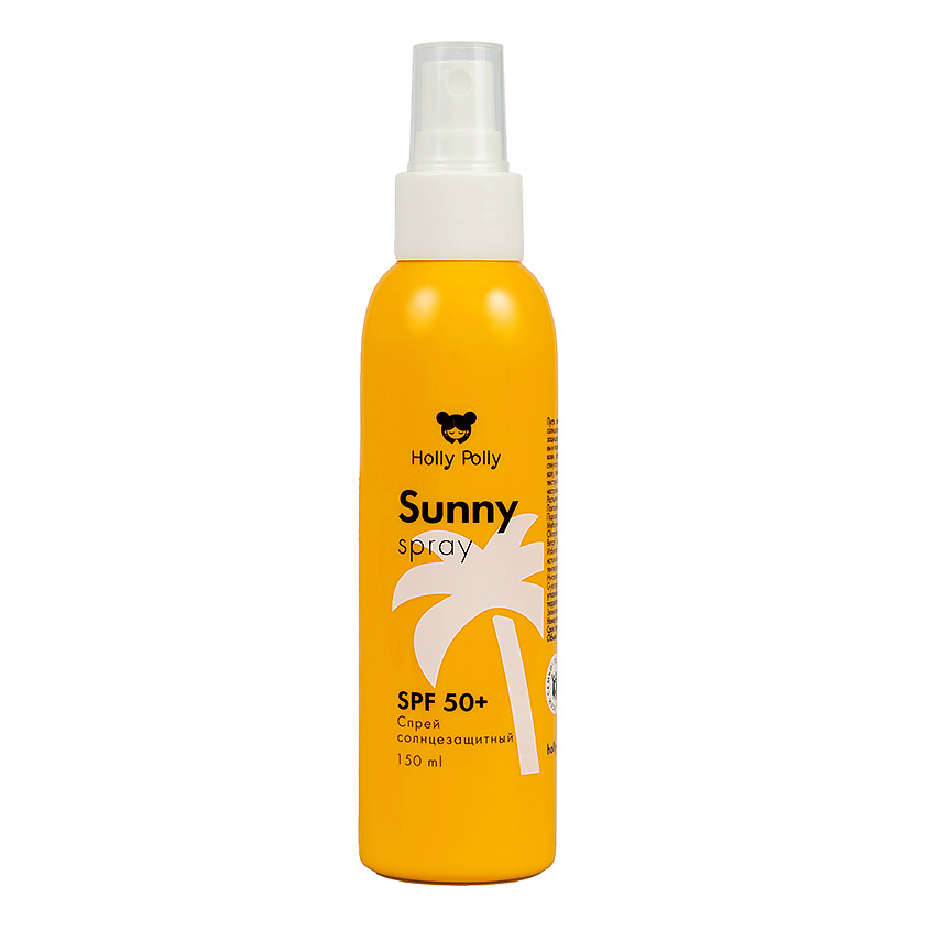 HOLLY POLLY Спрей солнцезащитный для лица и тела Sunny SPF 50+, 150 мл ...