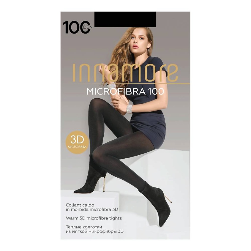 INNAMORE Женские колготки Microfibra 100 den Nero, Размер: 4 купить по низким ценам в ЛЭТУАЛЬ