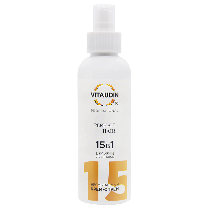 VITA UDIN Несмываемый крем-спрей PERFECT HAIR для волос 15 в 1, спрей ...