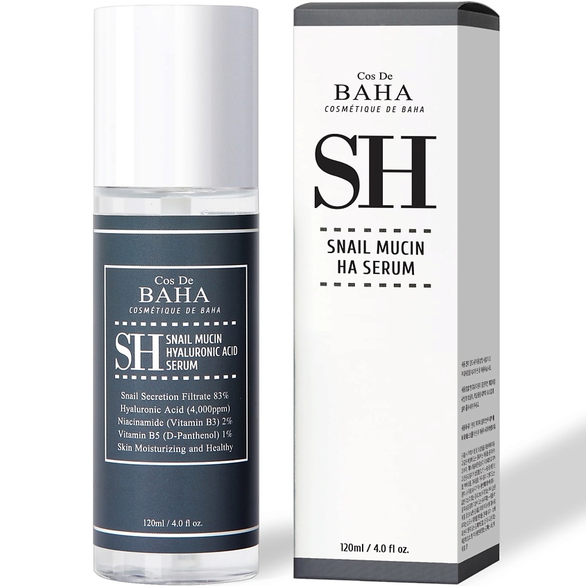 COS DE BAHA SH Snail Mucin Ha Serum Сыворотка для лица купить по низким ...