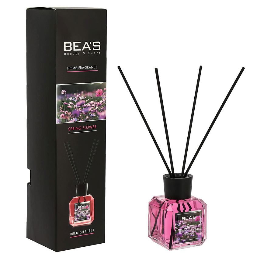 BEAS Диффузор для дома Reed Diffuser Spring Flower- Весенние цветы, 120 мл купить по цене 670₽ в ...