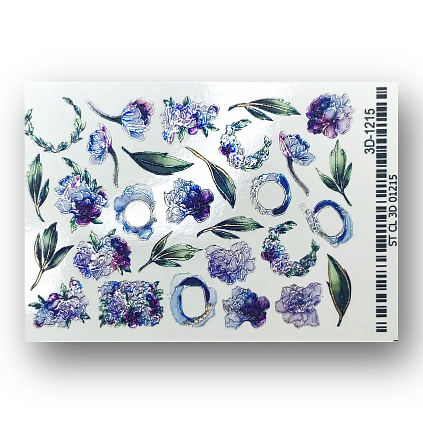 ANNA TKACHEVA Слайдер дизайн для ногтей 3D 1215 CRYSTAL купить по низким ценам в ЛЭТУАЛЬ