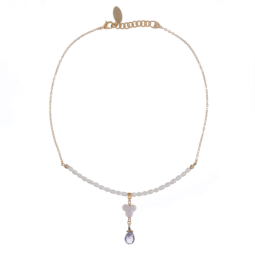 LANZEROTTI Колье, Pesca, с жемчугом и кристаллом купить по цене 4980₽ в ...