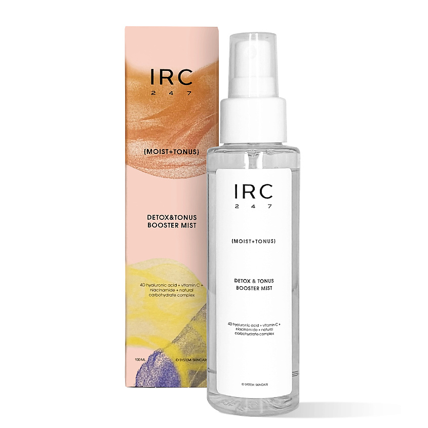 IRC 247 Тонизирующий мист - сыворотка 2в1 Детокс и Тонус с витамином С ...