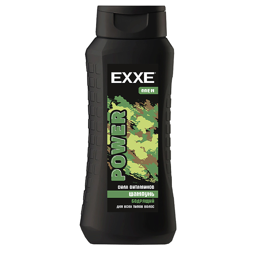 EXXE MEN Мужской шампунь "Бодрящий" POWER, 400 мл купить по низким ценам в ЛЭТУАЛЬ