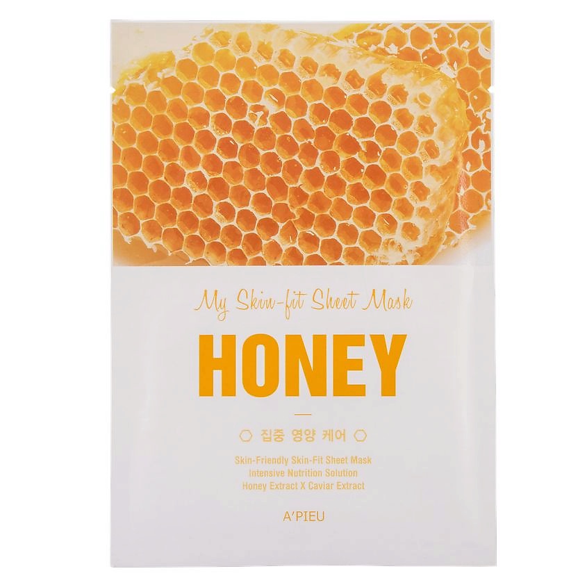 A'PIEU Маска для лица MY SKIN-FIT SHEET MASK с экстрактом меда ...