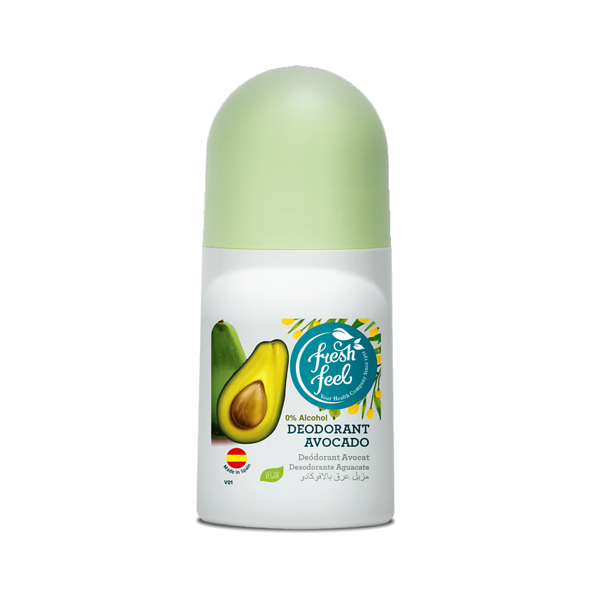 FRESH FEEL Дезодорант роликовый AVOCADO купить по низким ценам в ЛЭТУАЛЬ