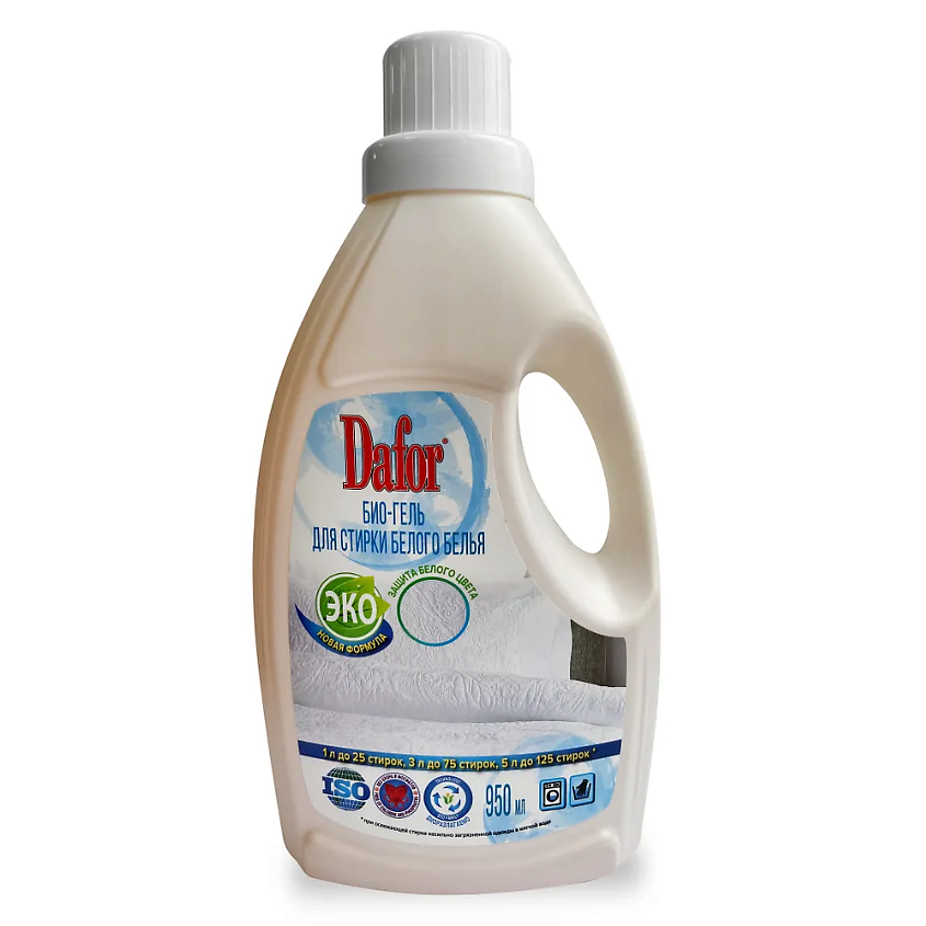 DAFOR Био - гель для стирки белого белья купить по цене 410₽ в ЛЭТУАЛЬ